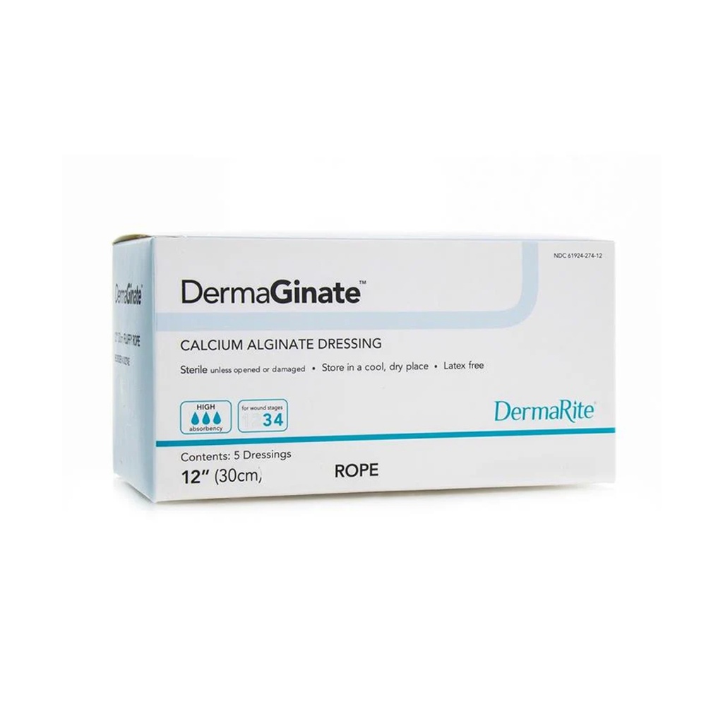 Dermarite DermaGinate Alginate Rope, 12" | Core GPO