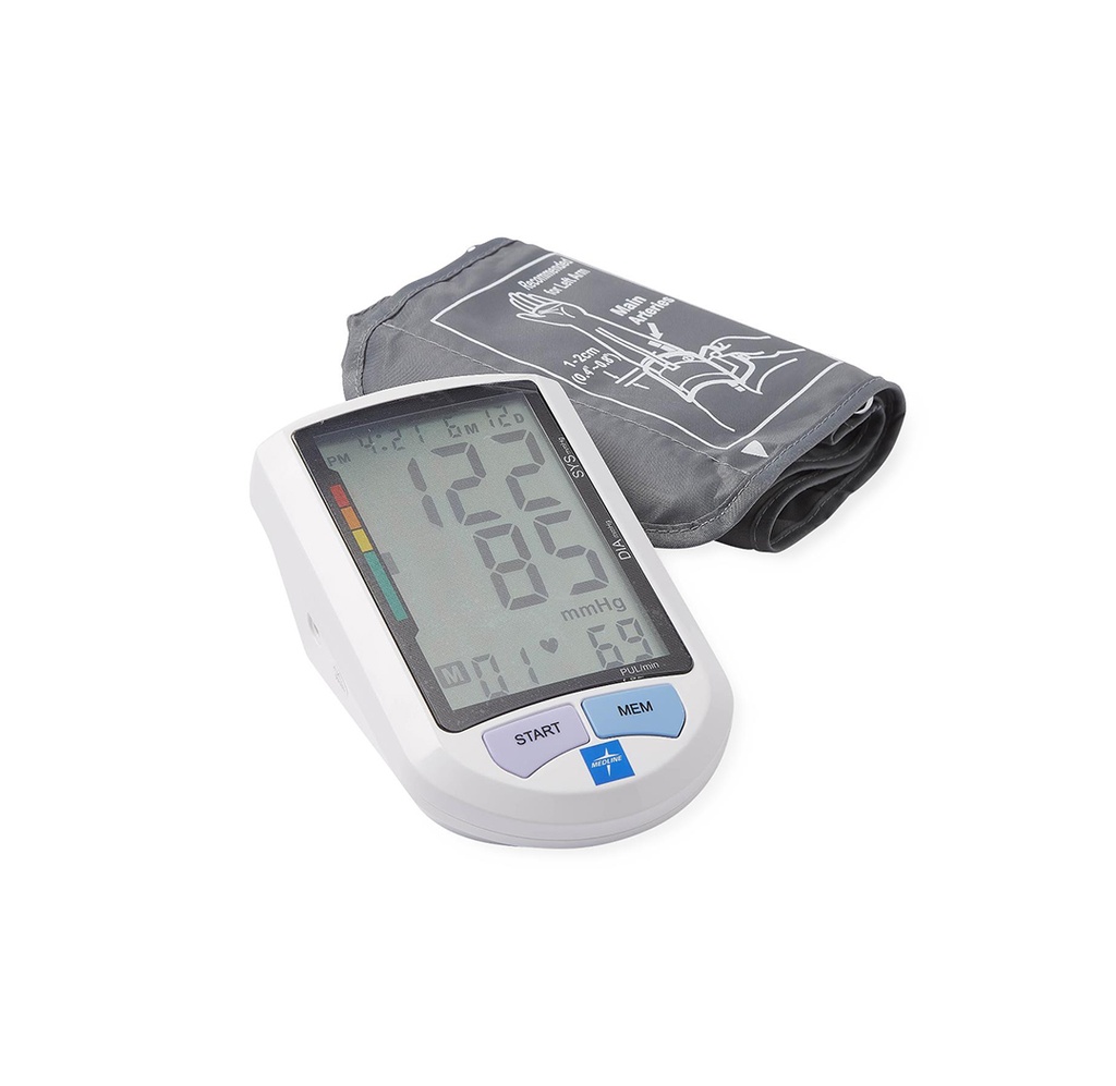 Medline Automatic Digital Blood Pressure Monitor with Adult Cuff | Core GPO