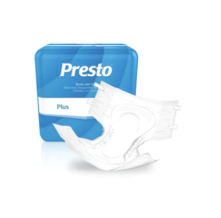 Presto Plus Full Fit Adult Briefs | Core GPO