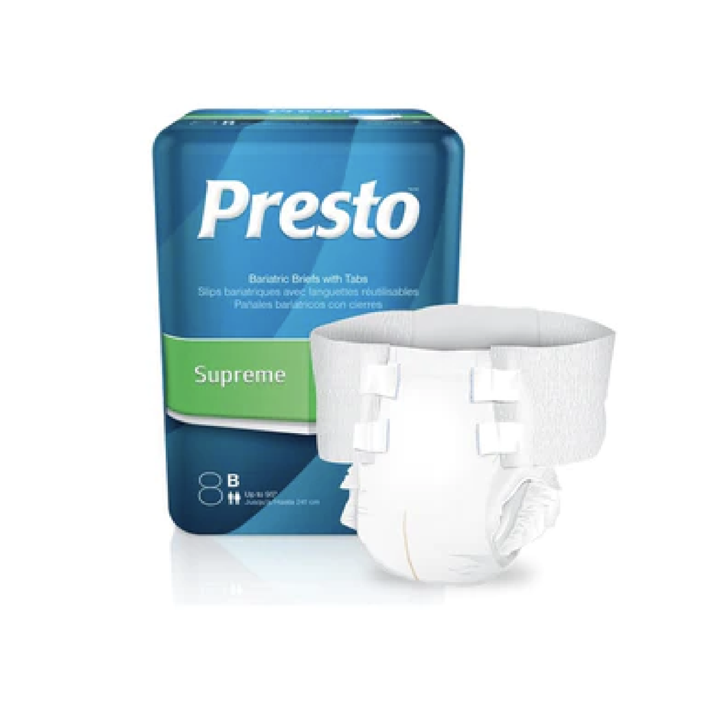 Presto Supreme Full Fit Adult Briefs | Core GPO