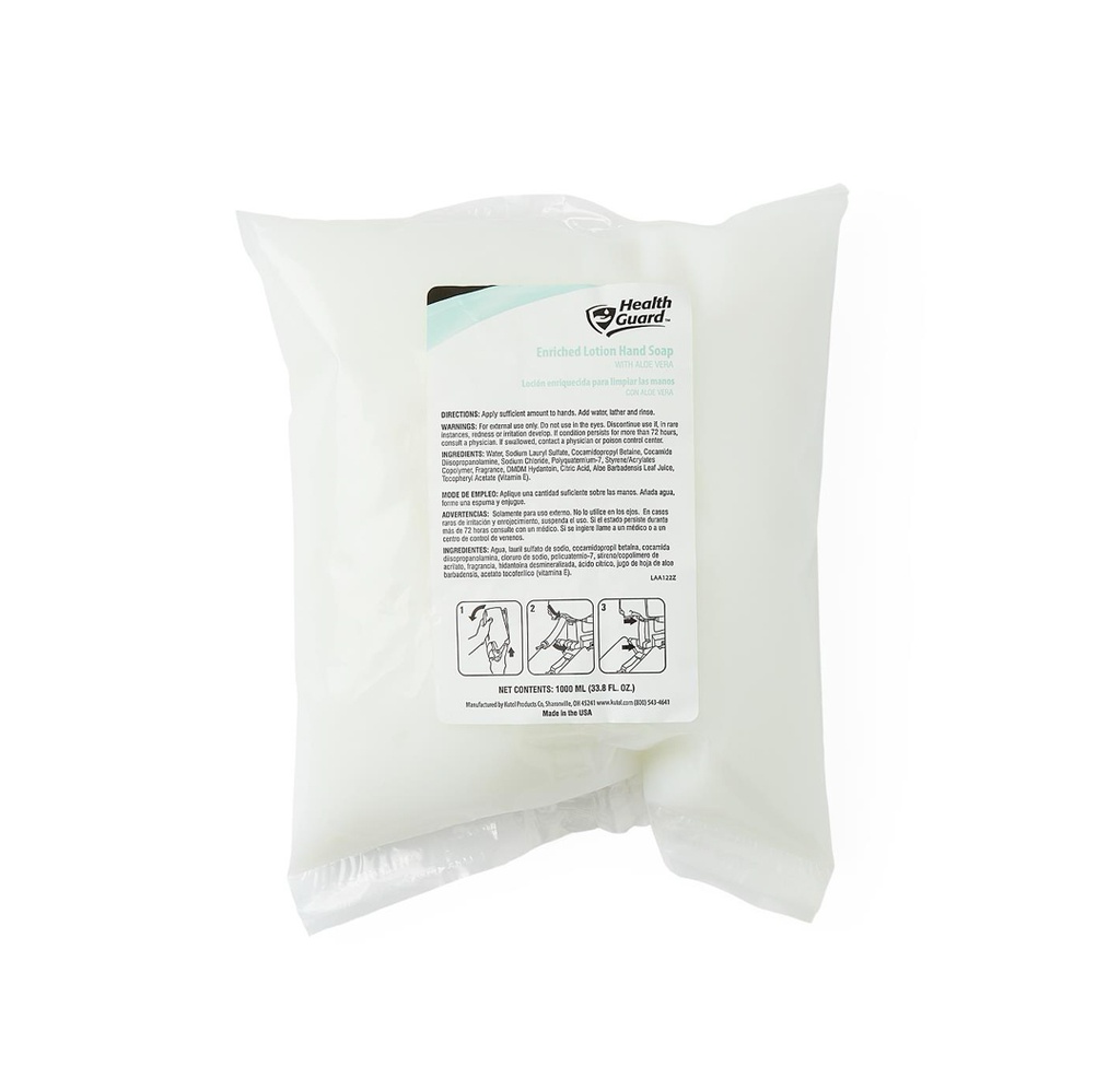HealthGuard Enriched Lotion Hand Soap, 1,000 mL | Core GPO